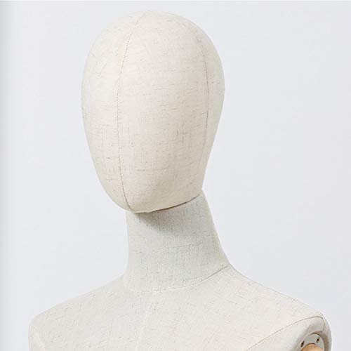 Mannequin Tailors Dummy Dressform Tailors Dummy Clothing Store Mannequins Dummy Model Students Mannequin (Beige F)