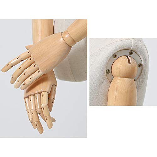 Mannequin Tailors Dummy Dressform Tailors Dummy Clothing Store Mannequins Dummy Model Students Mannequin (Beige F)