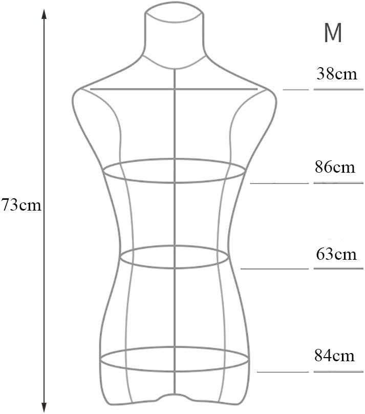 Mannequin Tailors Dummy Dressform Tailors Dummy Clothing Store Mannequins Dummy Model Students Mannequin (Brown B)