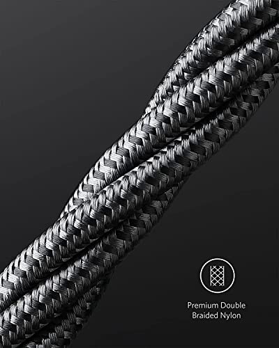 Anker 333 USB C to USB C Cable (6ft 100W, 2-Pack), USB 2.0 Type C Charging Cable Fast Charge for MacBook Pro 2020, iPad Pro 2020, iPad Air 4, Samsung Galaxy S21, Pixel, Switch, LG, and More (Black)
