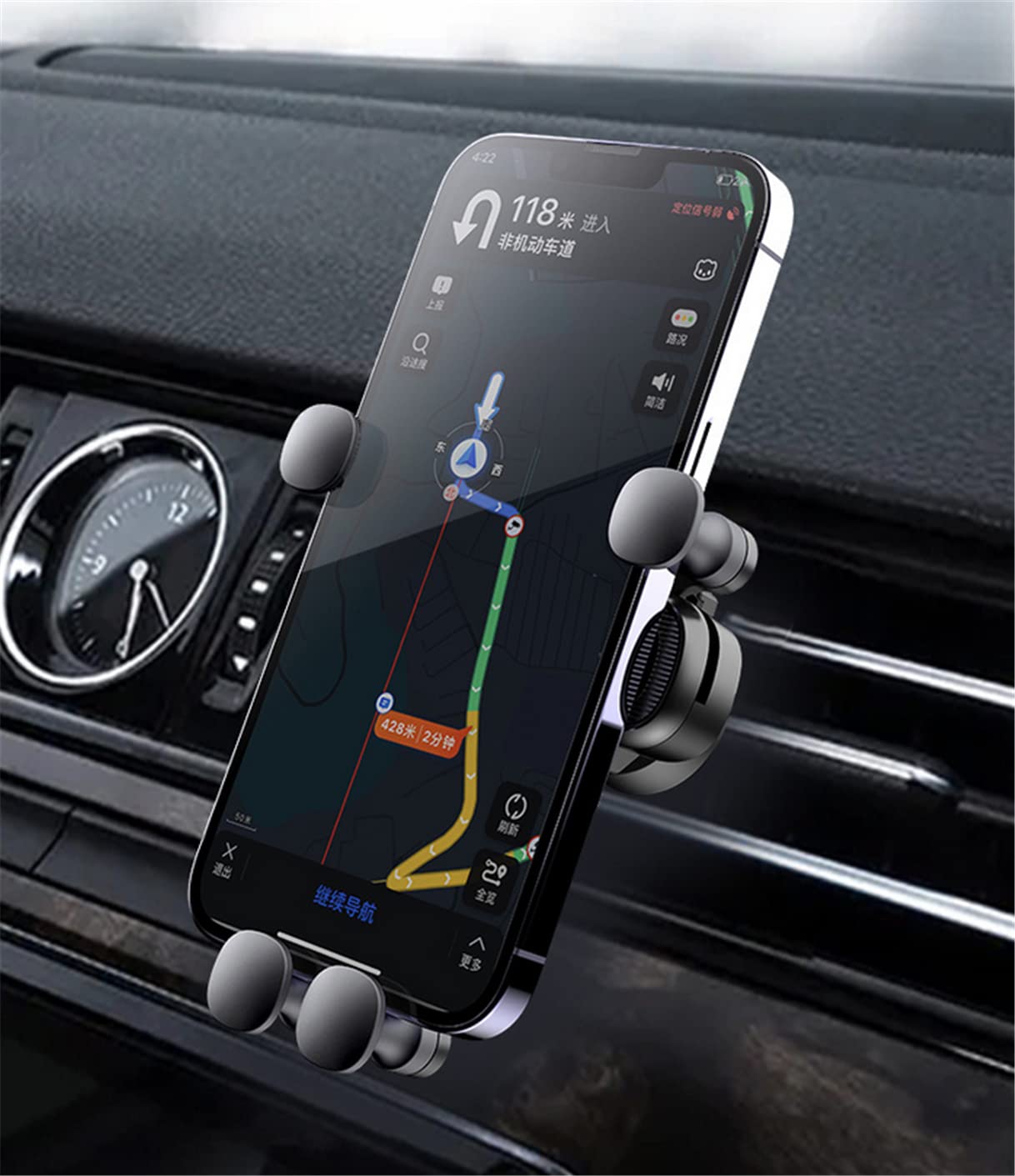 TXY Universal Car Phone Holder GPS Stand Gravity Stand for Phone in Car Stand No Magnetic Air Vent Mount