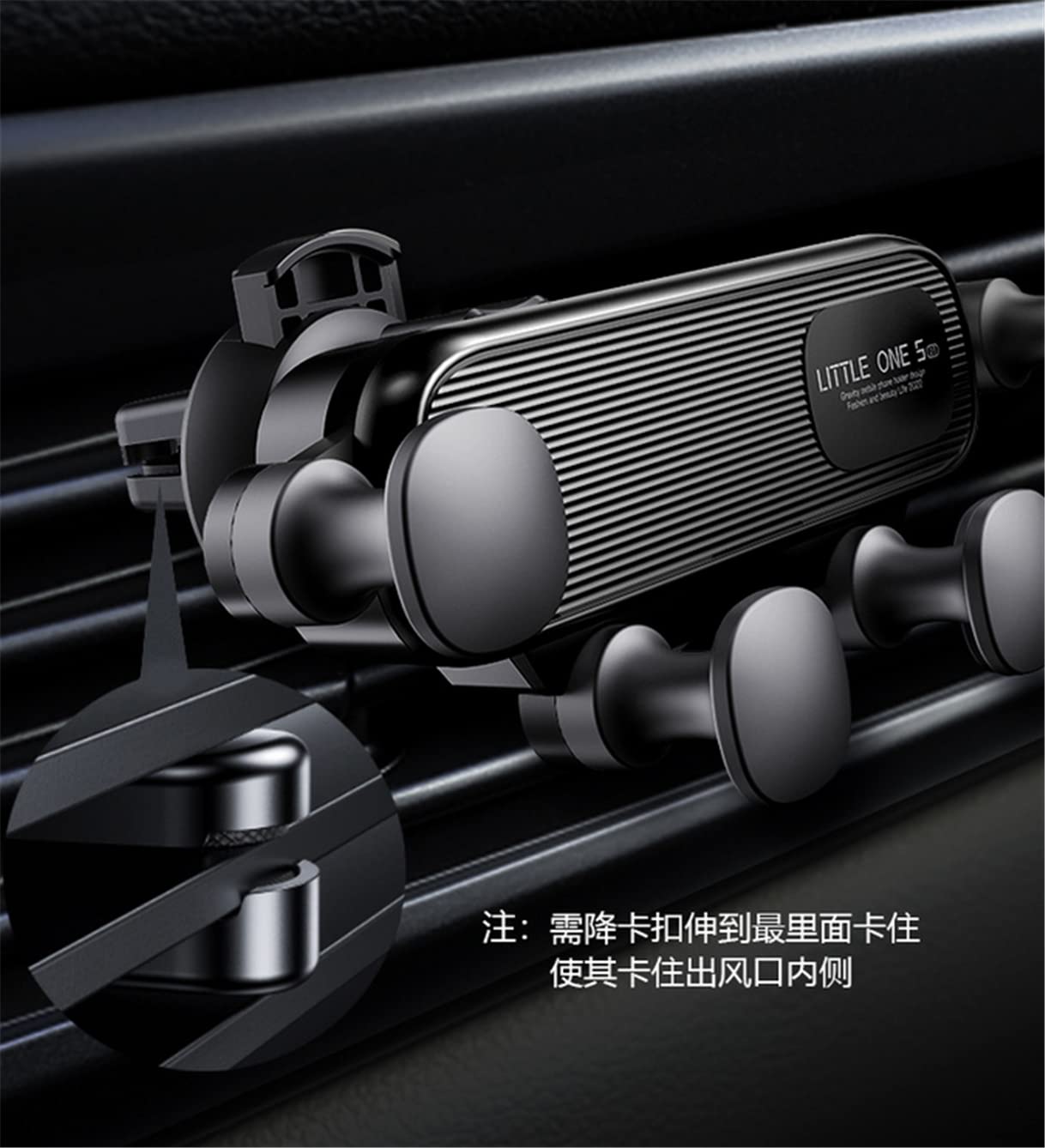 TXY Universal Car Phone Holder GPS Stand Gravity Stand for Phone in Car Stand No Magnetic Air Vent Mount