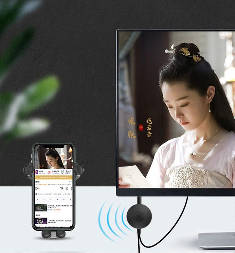 4K Wireless HDMI Display Dongle Adapter, Video Mirroring Dongle from Laptop, PC, Smartphone to TV/Projector /Monitor, WiFi Display Dongle Cast to TV