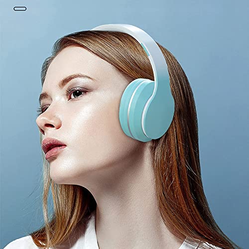 XZING Good-Looking Noise Cancelling Headphones, Wireless Over Ear Bluetooth Headphones, HiFi Bass Stereo Built in Microphone, Foldable Memory Foam Ear Cups, for Travel, Music, Running Sports