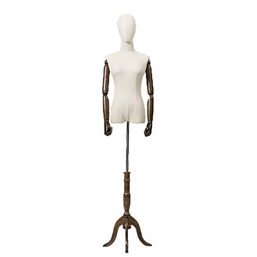 Mannequin Tailors Dummy Dressform Tailors Dummy Clothing Store Mannequins Dummy Model Students Mannequin (Brown E)