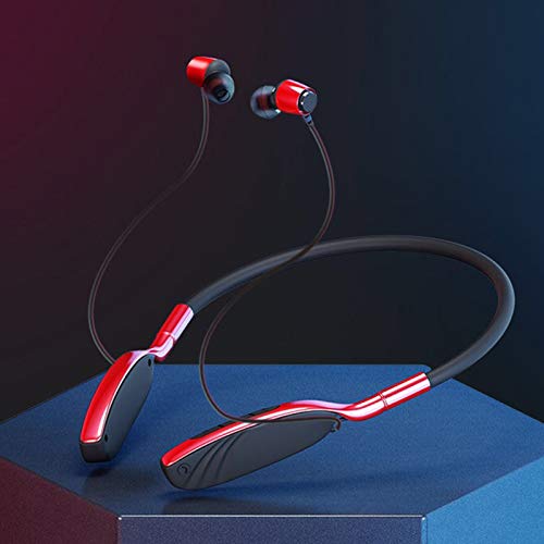 Heave Wireless Earphones,Bluetooth Headphones Neckband in Ear Magnetic Earbuds,Sweatproof Headphones with Mic,48 Hours Standby Time for Home Office Grey