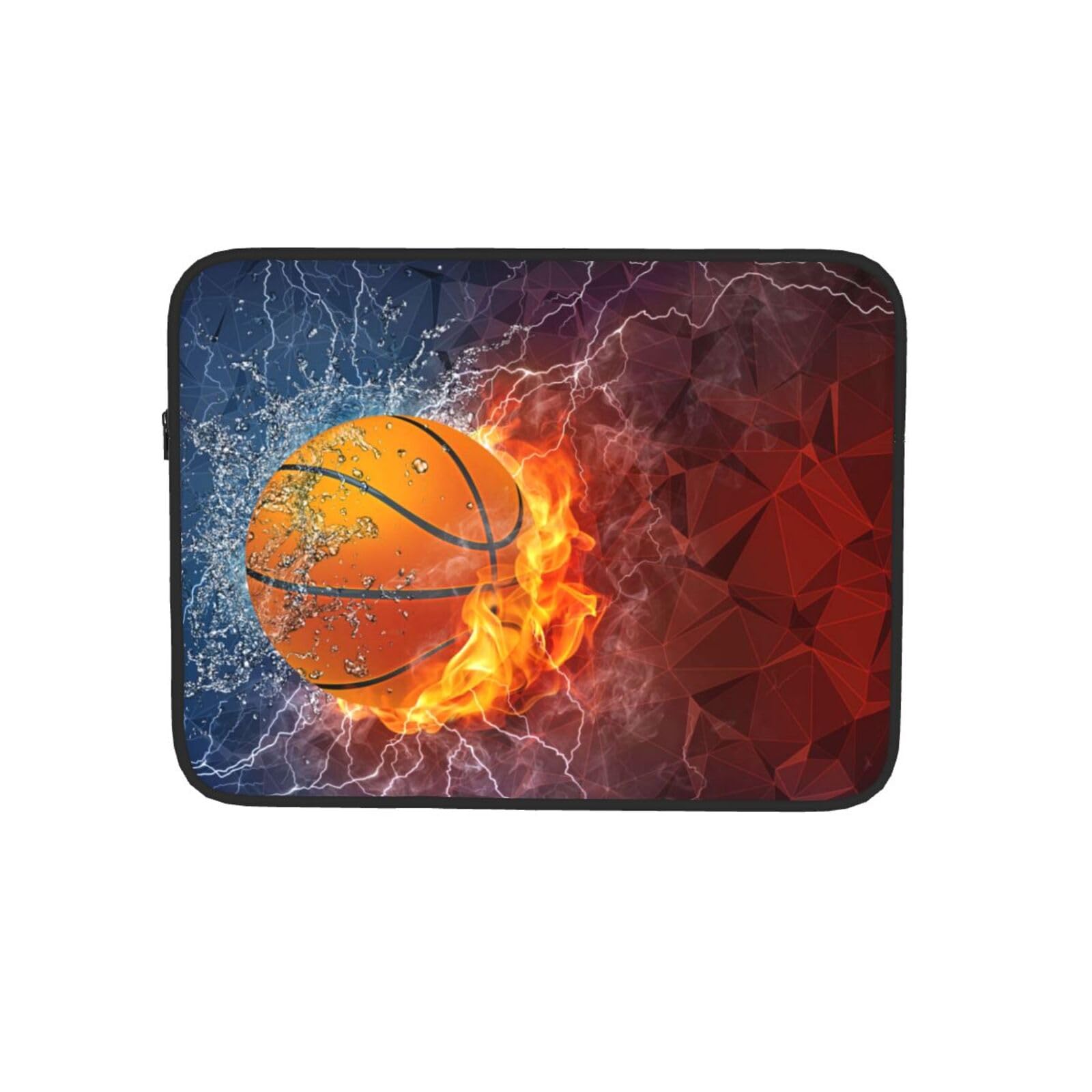 Basketball Ball 13 inch Portable Laptop Sleeve Compatible with MacBook Air Notebook Computer Case for Men Women College School Students