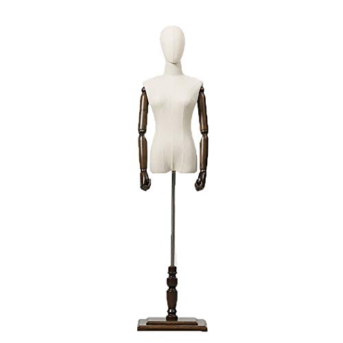 Mannequin Tailors Dummy Dressform Tailors Dummy Clothing Store Mannequins Dummy Model Students Mannequin (Brown F)