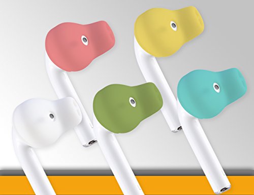 ACOUS Design Purest Earbuds Covers Anti-Slip Sport Covers Compatible with Apple EarPods and AirPods (White)