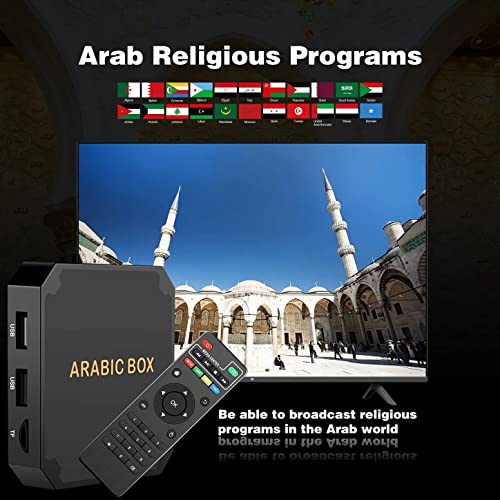 2023 New Arabic TV Box Arab TV Box The Upgrade Version of Arabic Box Strong Wi-Fi Support Bluetooth Core Mali-450 GPU
