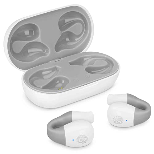 UrbanX UX3 True Wireless Earbuds Bluetooth Headphones Touch Control with Charging Case Stereo Earphones in-Ear Built-in Mic Headset Premium Deep Bass for Honor Magic3 - Black