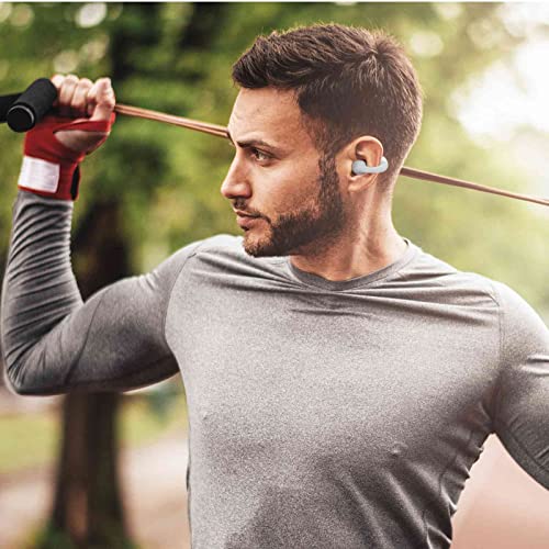 UrbanX UX3 True Wireless Earbuds Bluetooth Headphones Touch Control with Charging Case Stereo Earphones in-Ear Built-in Mic Headset Premium Deep Bass for Micromax Canvas Evok Note E453 - Gray