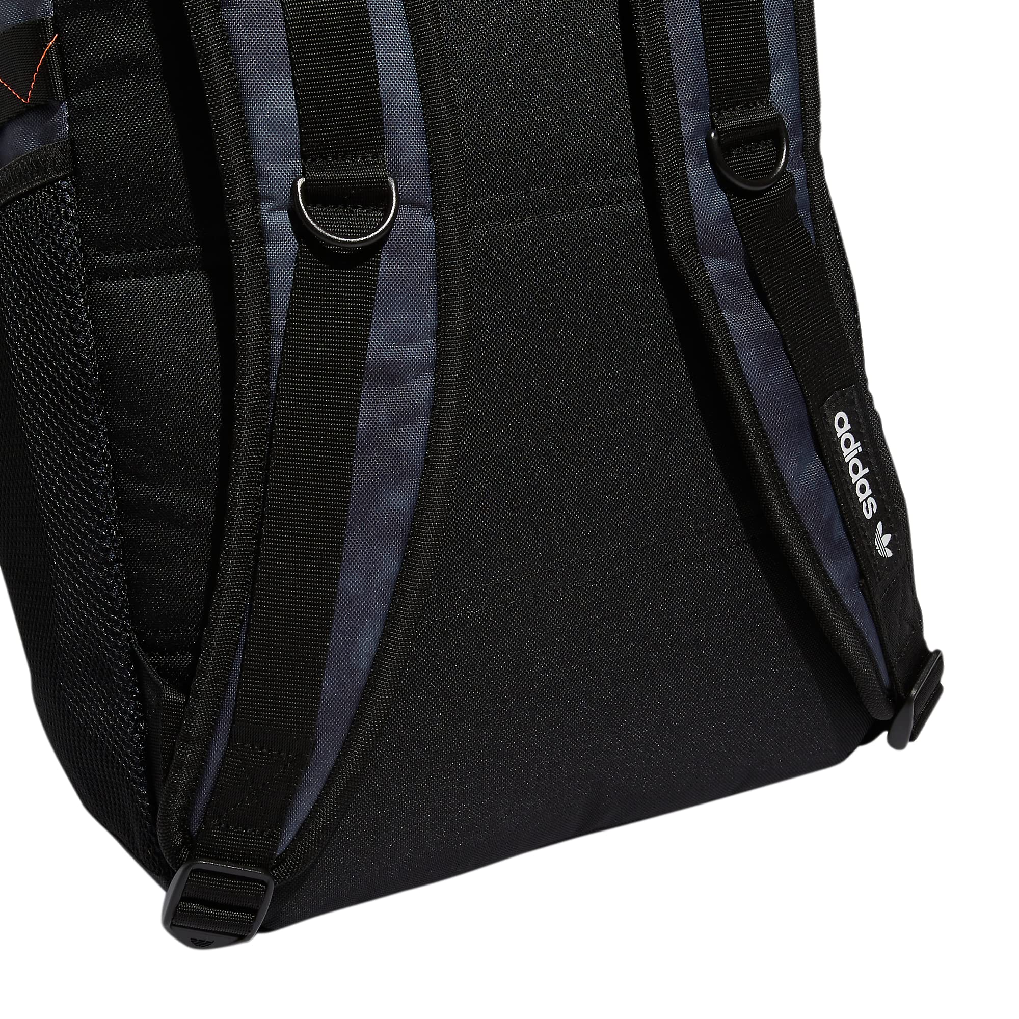 adidas Originals Energy Backpack, Stone Wash Carbon-Black/Black/Solar Red, One Size