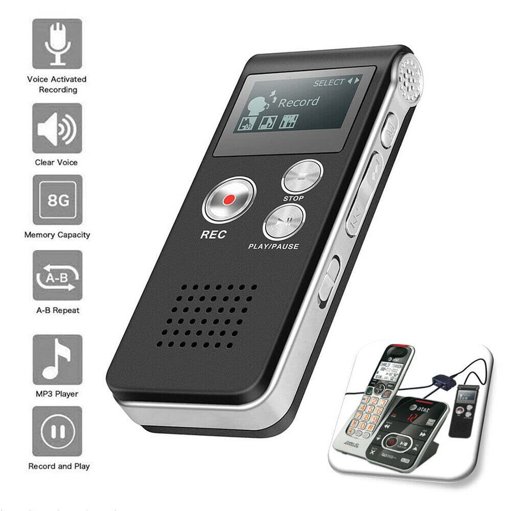2 Packs Paranormal Ghost Hunting Equipment Digital EVP Voice Activated Recorder USB