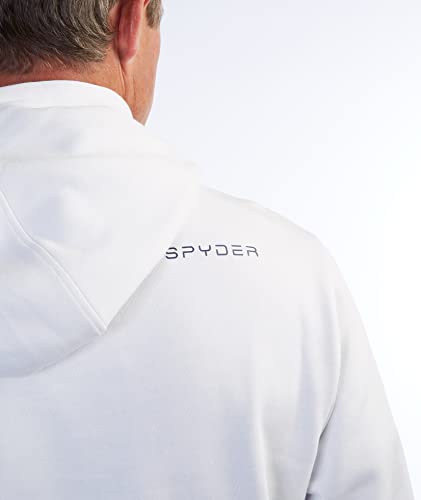 Spyder Men's Alpine Hoodie, White, Medium