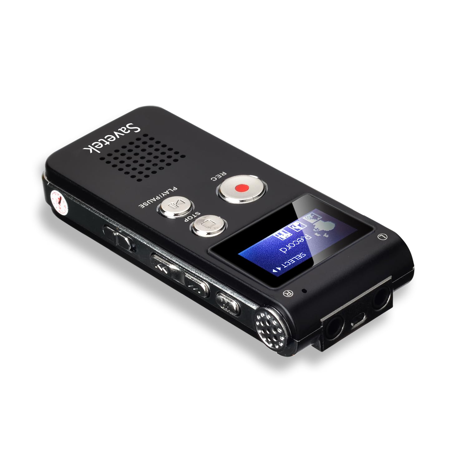8GB Digital Voice Recorder Voice Activated Recorder for Lectures Audio EVP Recorder Mini Portable Tape Dictaphone with Playback Mp3 Player