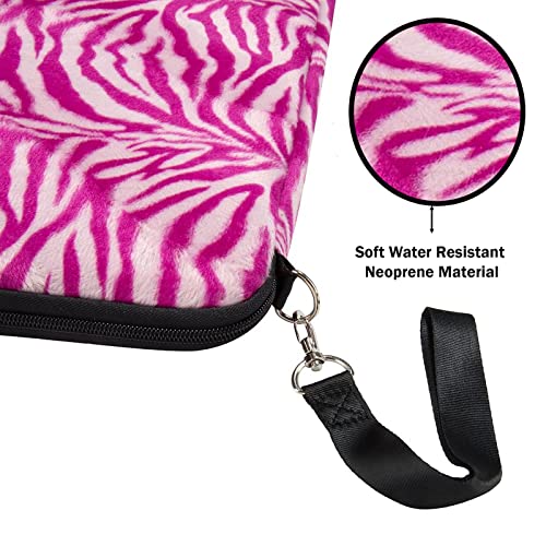 Soft Luxurious Animal Print 13.3 inch Sleeve Case Laptop Pouch Bag for MacBook Air/Pro 13, Samsung, Lenovo, HP, Dell, Google Chromebooks