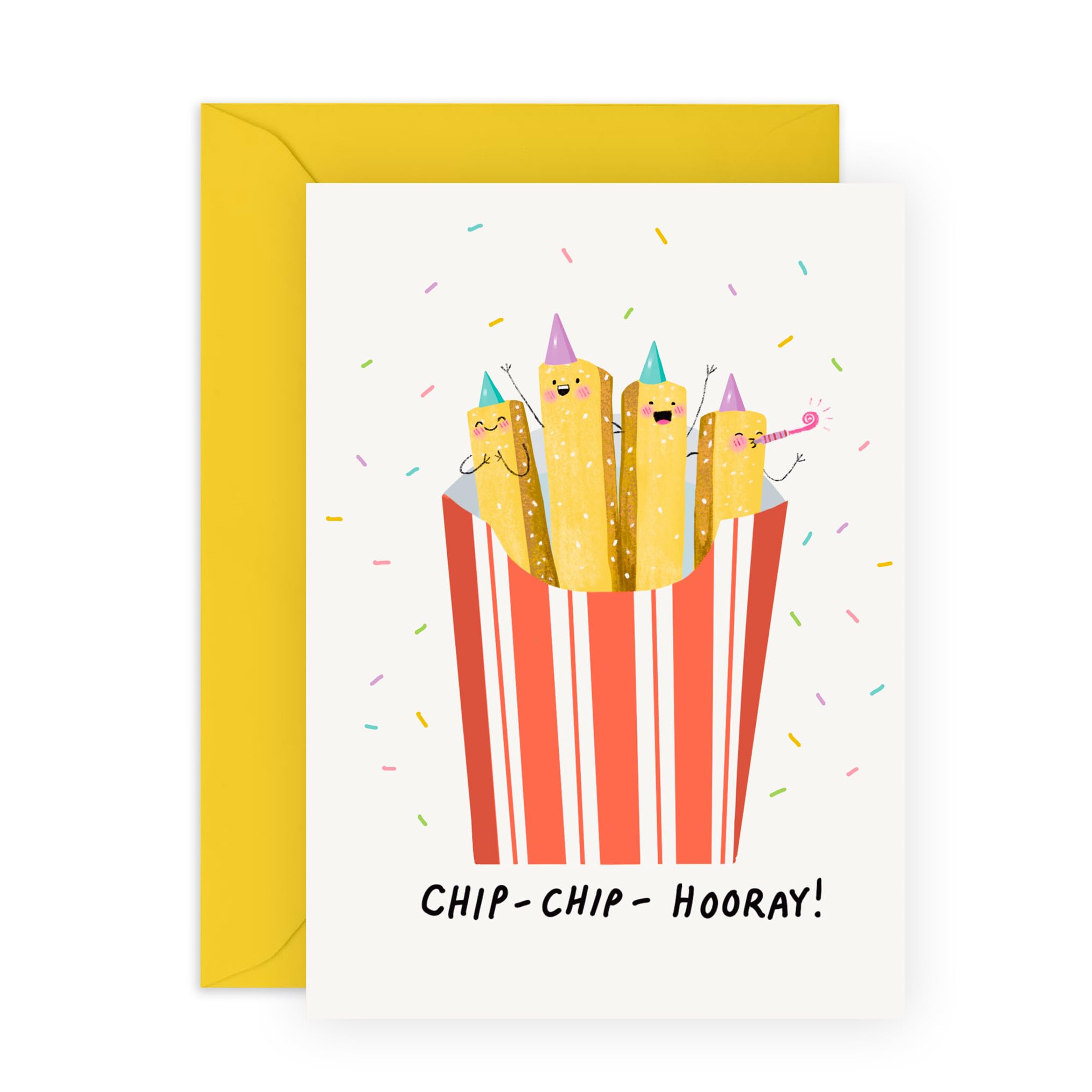 CENTRAL 23 Anniversary Card For Her Him - Chip Chip Hooray - Valentines Card Mom Dad - Birthday Cards Mommy Daddy - Girlfriend Boyfriend- Greeting Card For Christmas - Comes With Fun Stickers