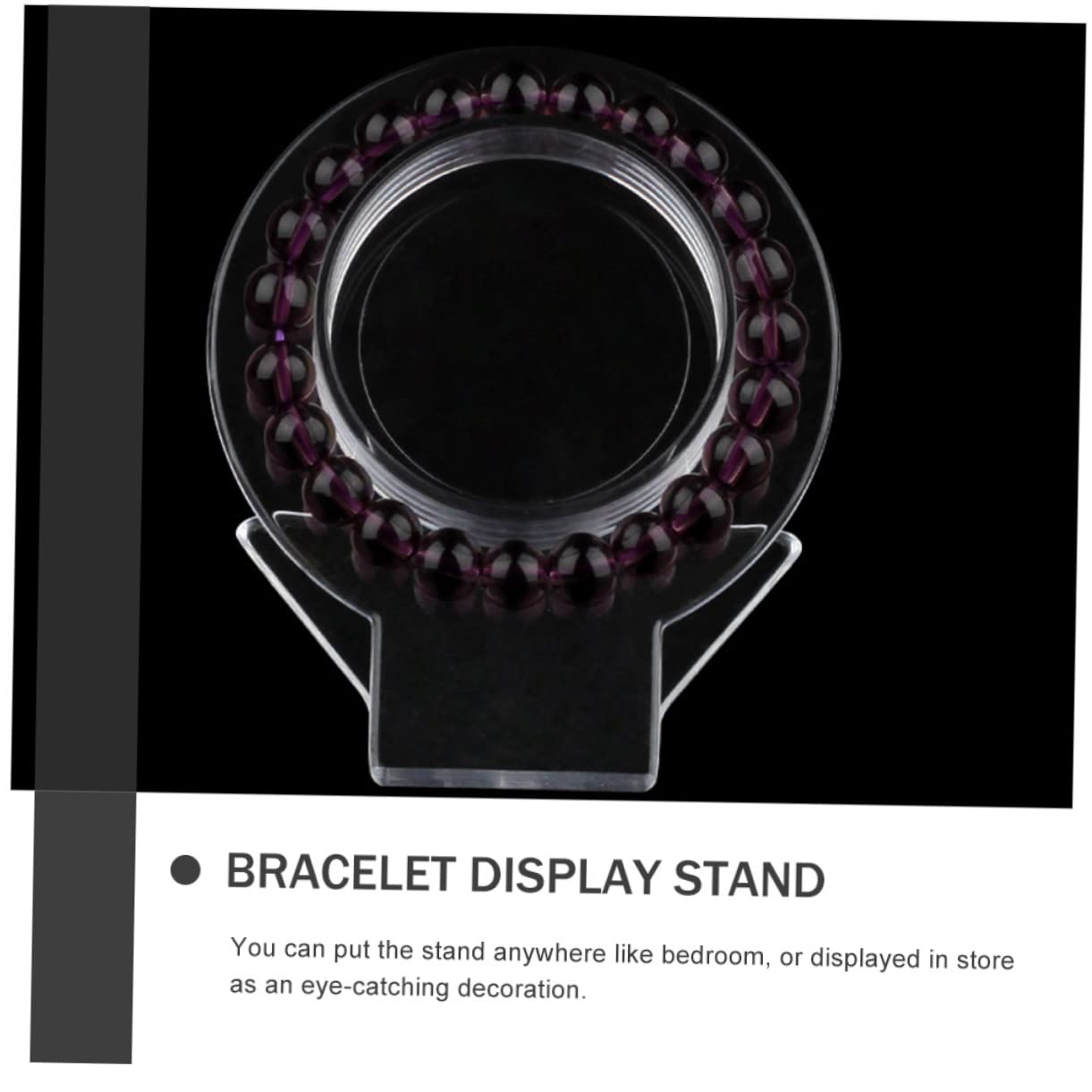 Cabilock 4pcs Display Props Watch Bracelets Acrylic