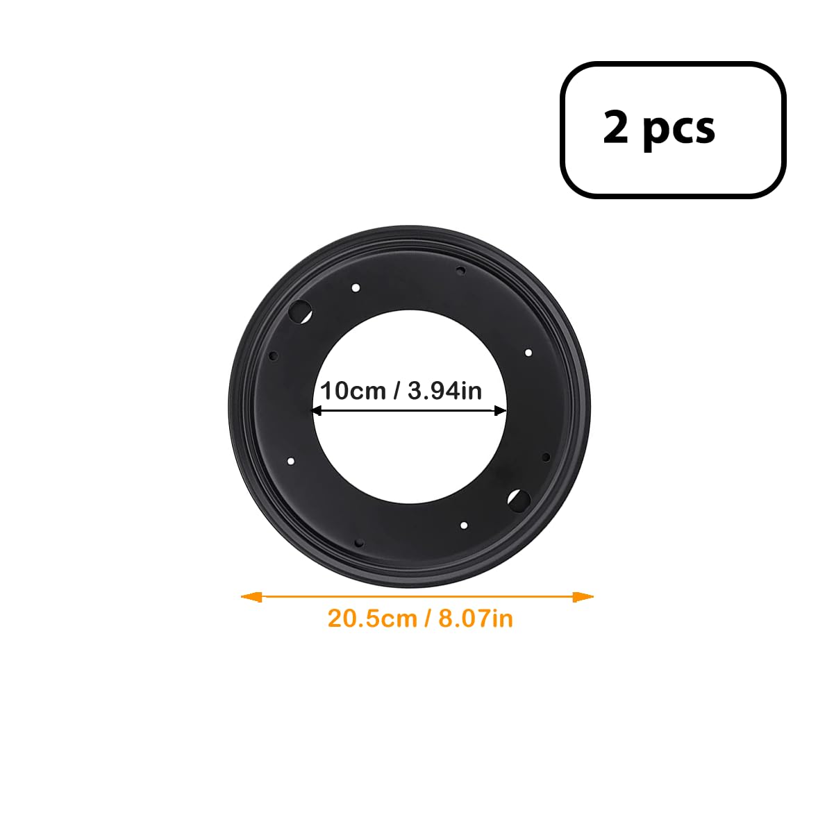 Lazy Susan Square Turntable Bearings 4Pack 3Inch Steel Rotating Bearing Swivel Plate Lazy Susan Hardware Base Parts Kit for Serving Trays Kitchen Cabinet Craft Project (3 Inch, 4)