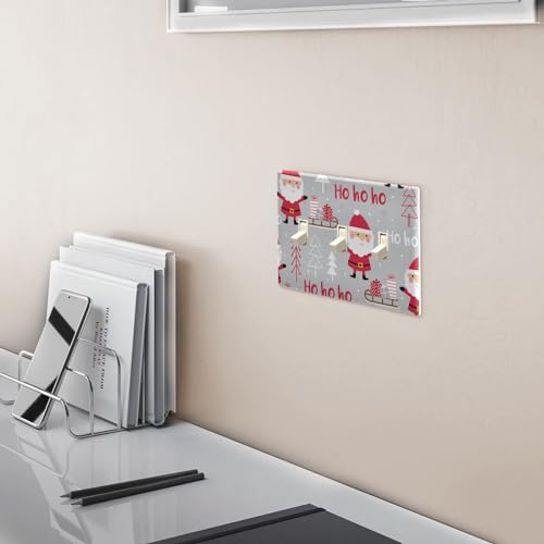 FJDENG Christmas Santa Claus Light Switch Cover,PC Decorative Double Toggle Switch Plate Covers Standard Size 1 Gang,4.56 x4.48 Inch