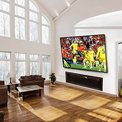HOME VISION Tilt TV Wall Mount for Most 32-75 Inch TVs Universal Low Profile Fixed TV Bracket Max VESA 600x400mm Holds up to 165lb Wall Stand Fit 16β-18β-24β Studs Quick Release Lock TV Mount