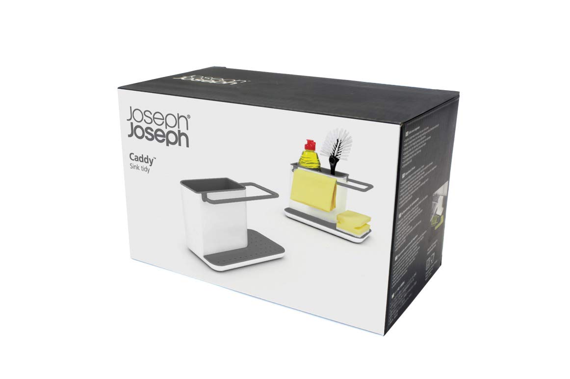 Joseph Joseph Caddy Sink Area Organiser, White/Grey, 13.5 x 20 x 11.5 cm
