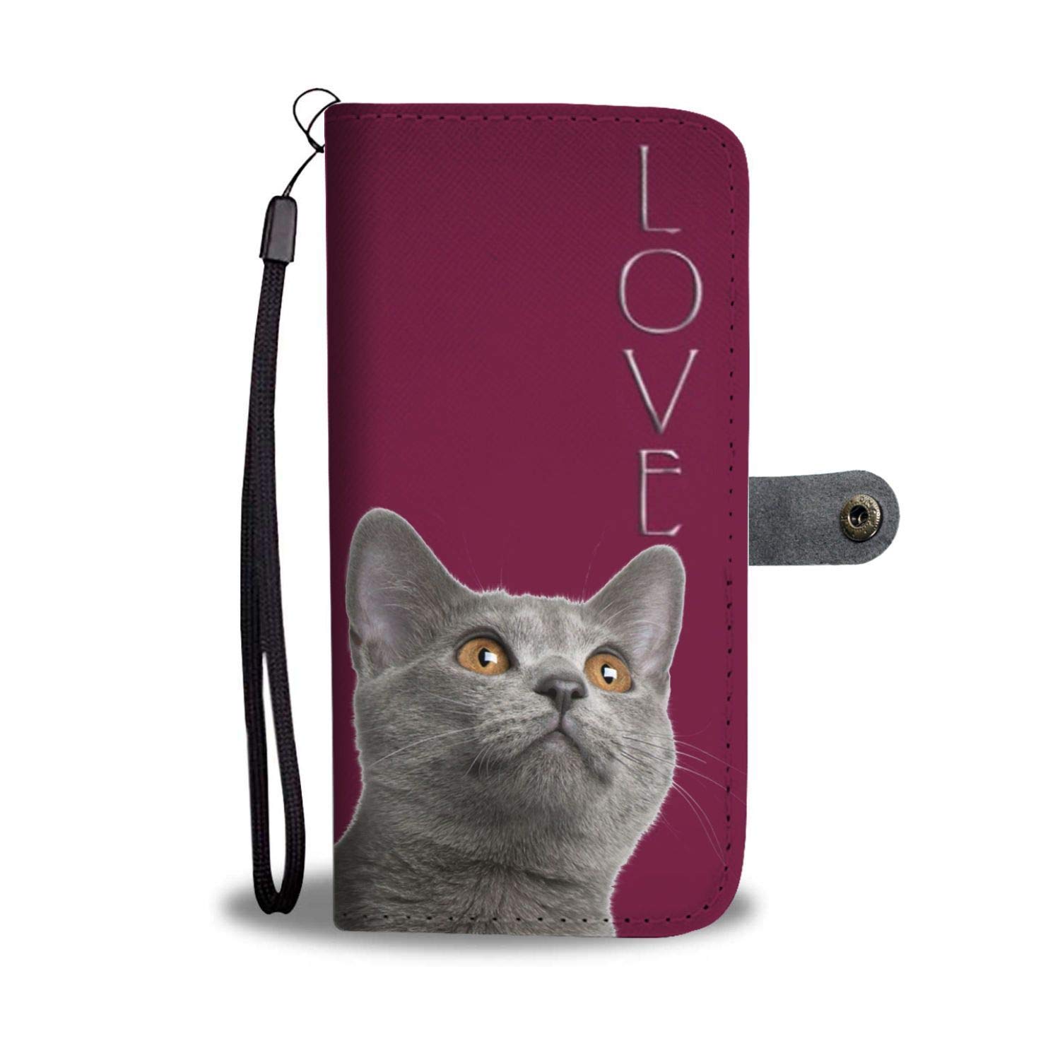 Dog Print Phone Case, Amazing Lagotto Romagnolo Dog Print Smartphone iPhone Wallet Case. Stunning Faux Leather Wallet Phone Cover/Stand for Samsung Galaxy, iPhone 6/7/8/X with RFID Protection