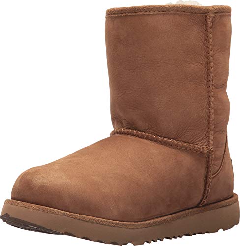 UGG Unisex-Child Classic Short Ii WpBoot, Chestnut, 01