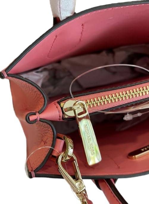 Michael Kors MERCER MEDIUM MESSENGER CROSSBODY SATCHEL (Tea Rose)