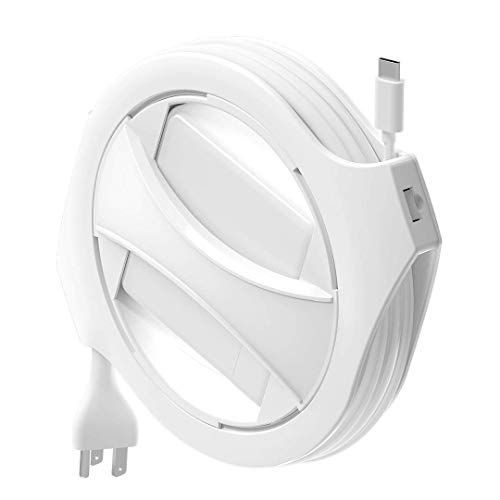 Fuse Reel Side Winder MacBook Charger Organizer Compatible with USB-C and MagSafe Apple Adapter - Travel Essential and Desk Cord Case and Cable Management for MacBook Pro Laptop Adapter