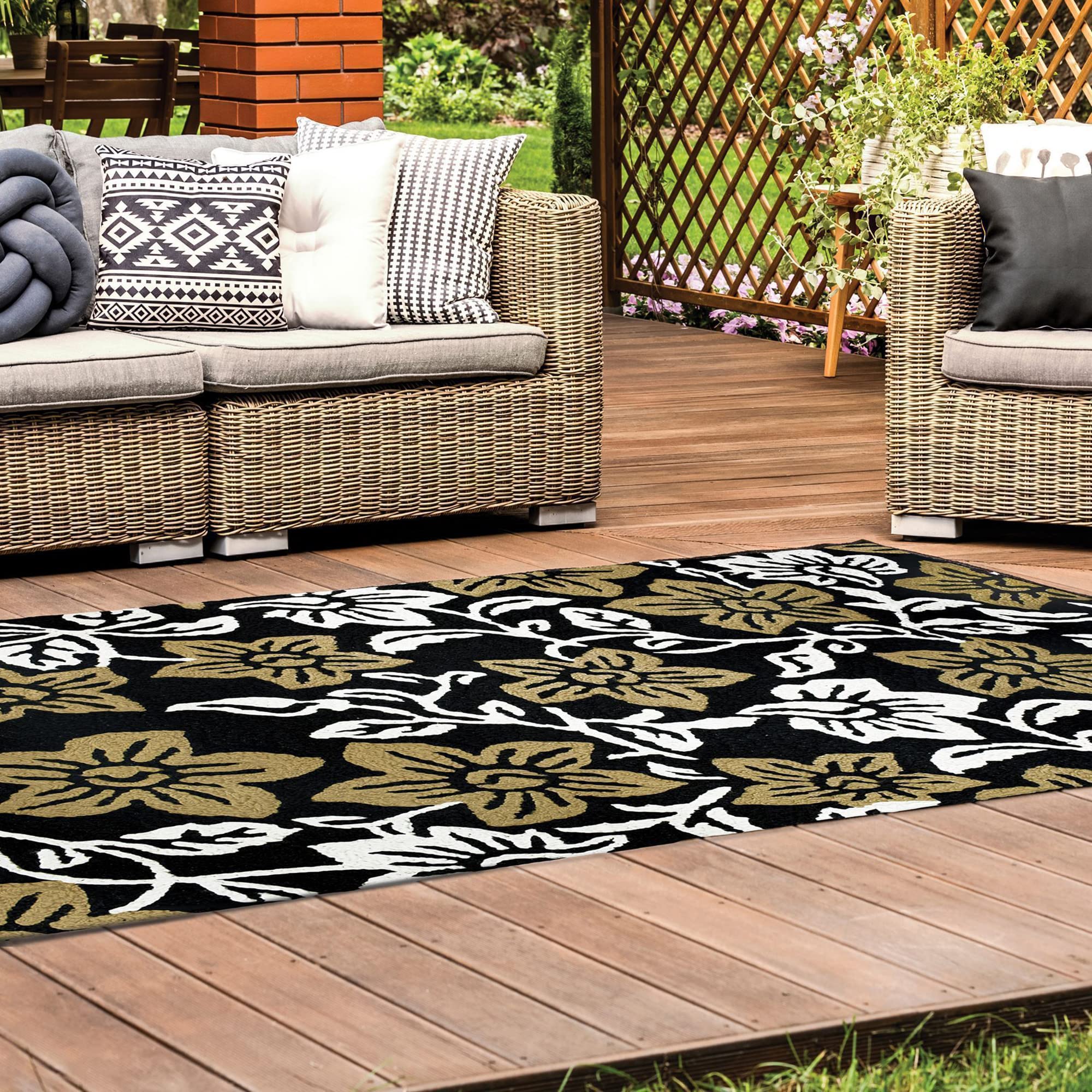 Jellybean Indoor/Outdoor Decorative Francesca Accent Rug - 34" X 54"