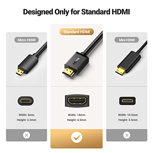 UGREEN HDMI Extension Cable 4K HDMI Extender Male to Female Adapter Cord Compatible with Roku TV Stick PS5 PS4 Xbox Laptop PC Nintendo Switch Blu Ray Player Google Chromecast Wii U HDTV 1.5FT