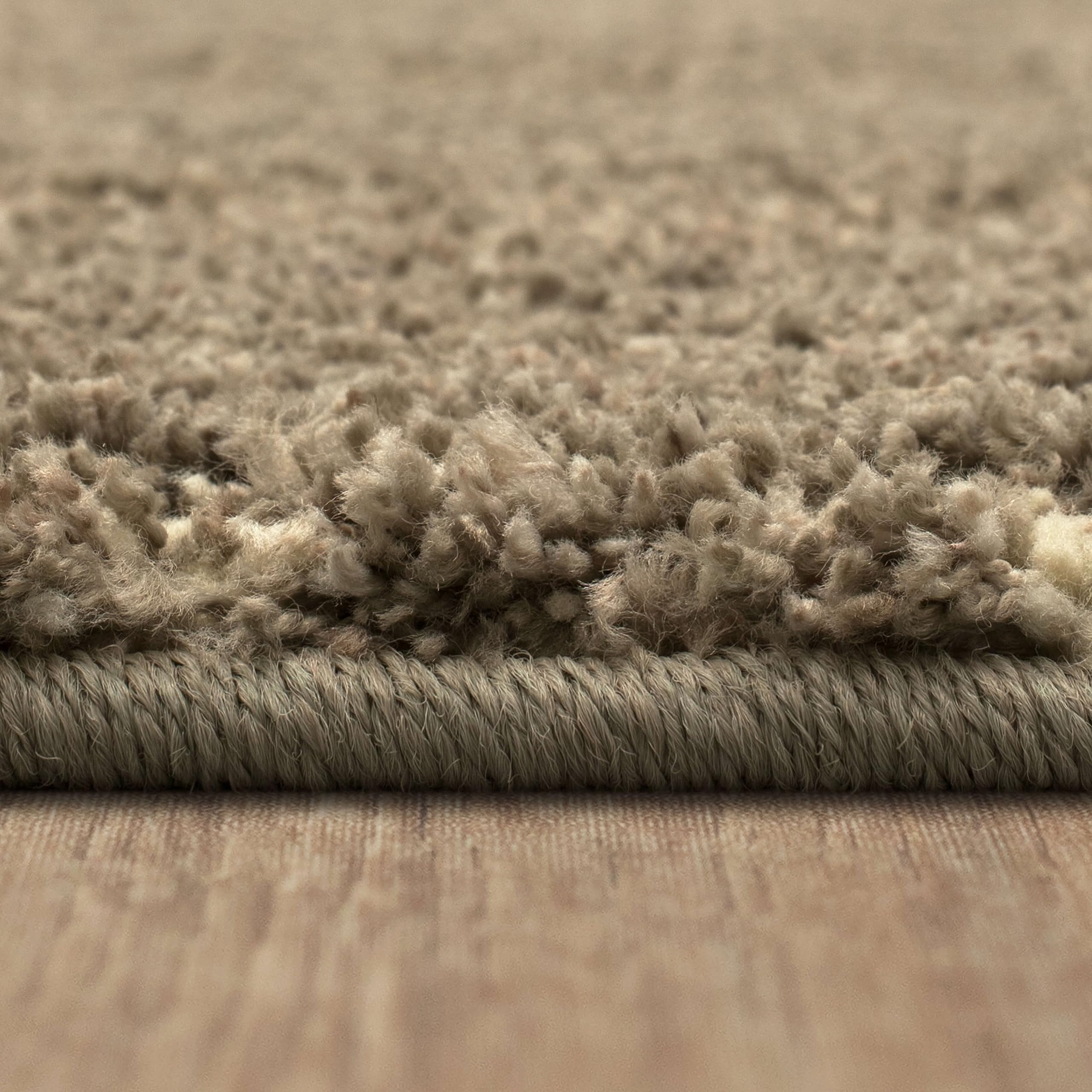 Mohawk Home Francesca Ornamental Medallion Sand 8' x 10' Shag Area Rug Perfect for Living Room, Dining Room, Office
