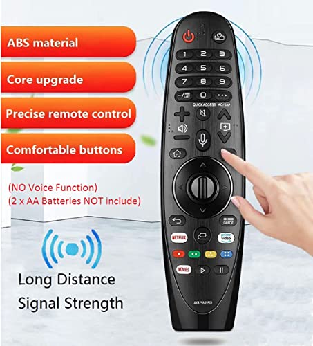 Universal Remote Control for LG Smart TV Magic, AKB75855501 Remote Replacement AN-MR20GA AN-MR600G AN-MR650G ANMR650A ANMR600 AN-MR650B AN-MR19BA AN-MR18BA etc.