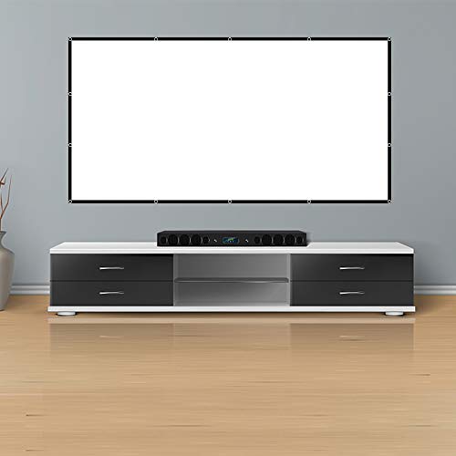 Projector Screen, 120 inch Portable Foldable Projection Screen 16:9 HD 4K Indoor Outdoor Projector Movies Screen with Carrying Bag for Home Theater Camping and Recreational Events