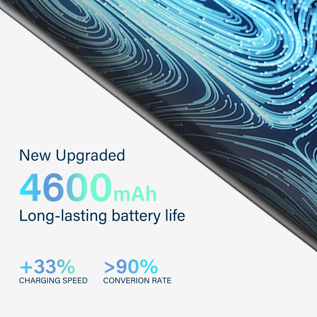 Qoutmcuy [2025 Upgraded] 4600mAh BL - 44E1F Replacement Battery for LG V20, Stylo 3/3 Plus (H918/H910/LS997/US996/VS995)