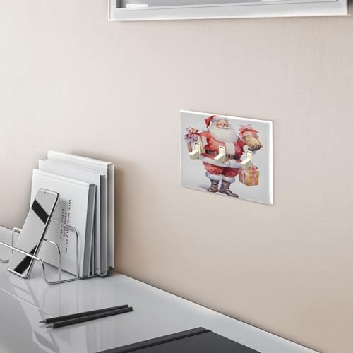 Santa Claus Christmas Gift Light Switch Cover Plate Wall Plates Decorative 3 Toggle Lightswitch for Home Bathroom Bedroom Kitchen Accessories,3-Gang