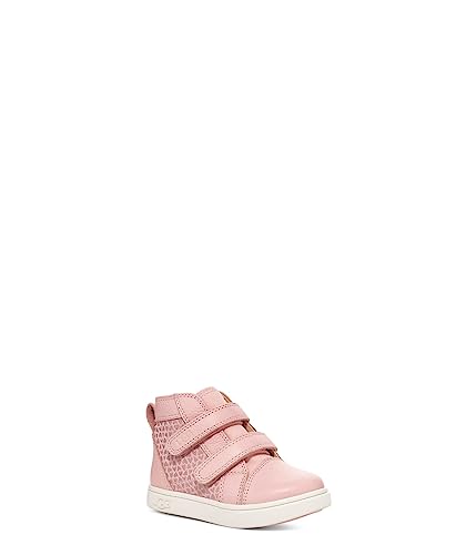 UGG Unisex-Child Rennon Ii Gel Hearts Sneaker, Pink, 7 Toddler