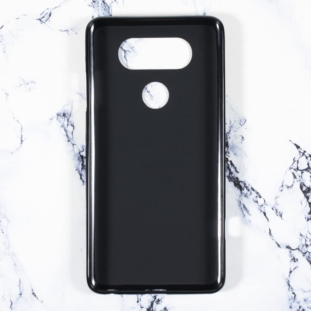 Shantime for LG V20 H990DS Case, Soft TPU Back Cover Shockproof Silicone Bumper Anti-Fingerprints Full-Body Protective Case Cover for LG V20 H990DS (5.70 Inch) (Black)