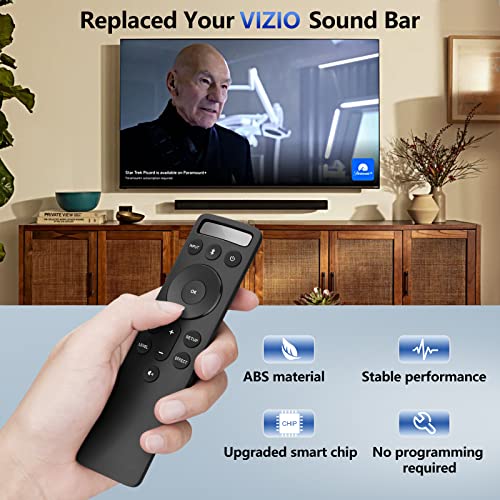 Replacement for Vizio-Sound Bar-Remote,Backlit Display Remote for Vizio 5.1/2.1 Home Theater Sound Bar,for Vizio M/V/P Series Home Audio Sound System…