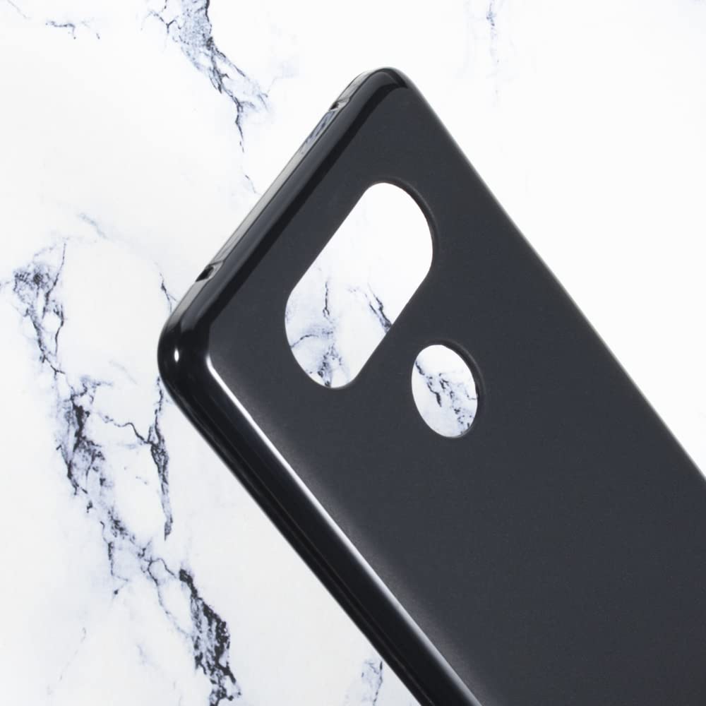 Shantime for LG V20 H990DS Case, Soft TPU Back Cover Shockproof Silicone Bumper Anti-Fingerprints Full-Body Protective Case Cover for LG V20 H990DS (5.70 Inch) (Black)