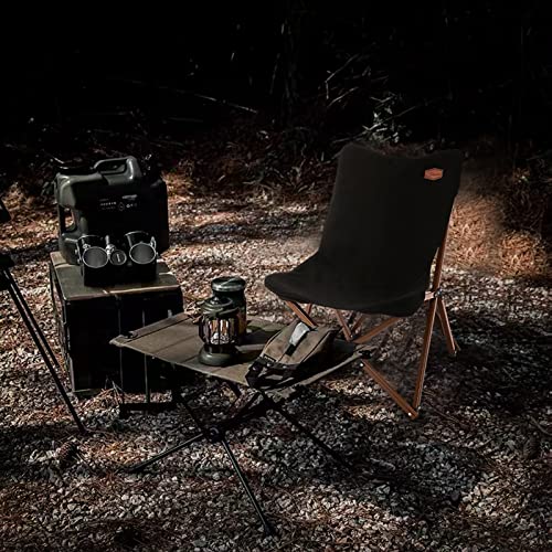 Funcode Portable Folding Camping Chair with Carry Bag for Camping,Beach,Picnic,Garden,Patio(Beige01).