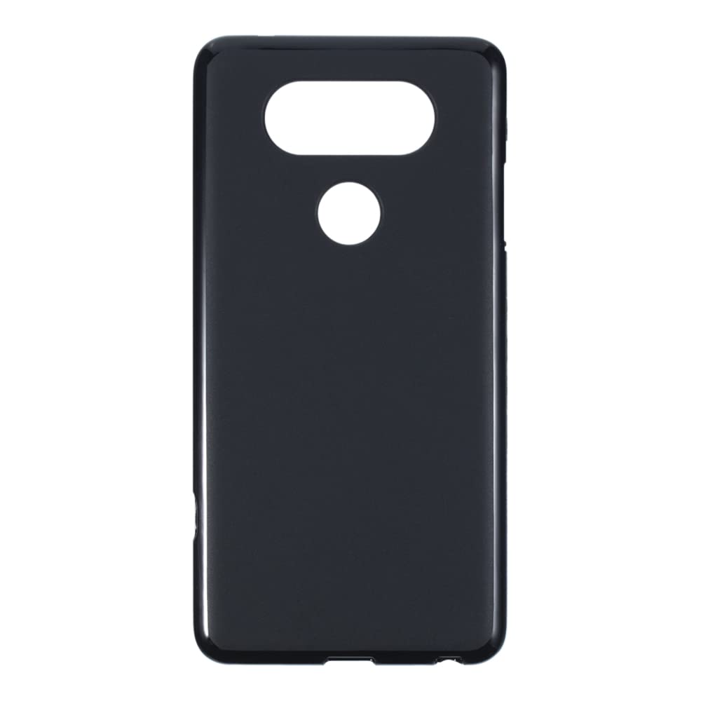Shantime for LG V20 H990DS Case, Soft TPU Back Cover Shockproof Silicone Bumper Anti-Fingerprints Full-Body Protective Case Cover for LG V20 H990DS (5.70 Inch) (Black)