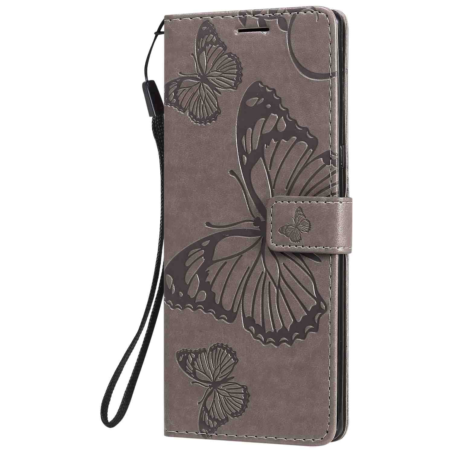 Fansipro Phone Cover Wallet Folio Case for LG V20, Premium PU Leather Slim Fit Cover for LG V20, 2 Card Slots, Exact fit, Gray