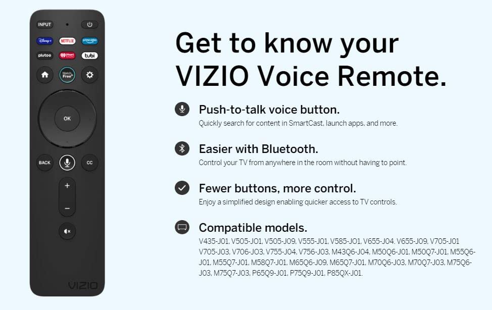 VIZIO Voice Remote - XRT260