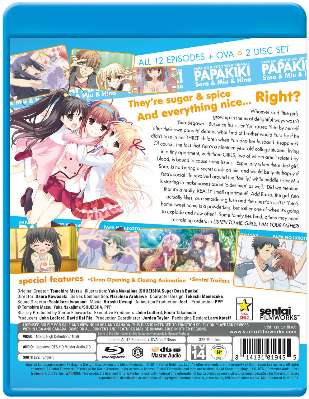 Listen to Me Girls I Am Your Father: Comp Coll [Blu-ray]