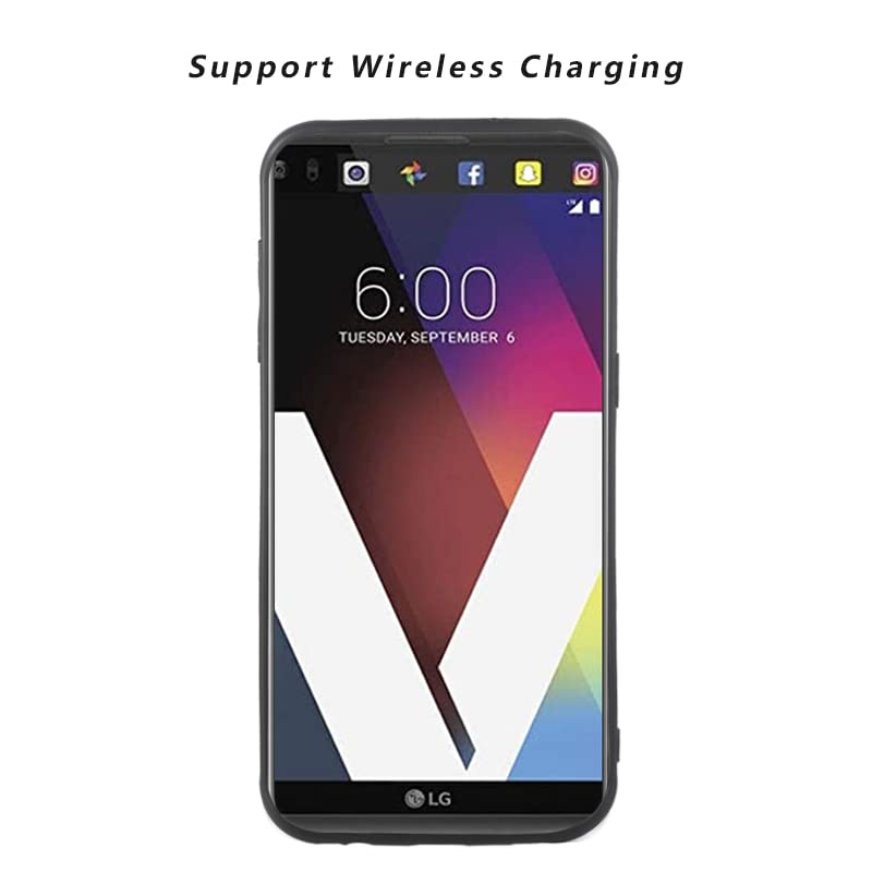 ELISORLI Compatible with LG V20 Case Rugged Thin Slim Cell Accessories Anti-Slip Fit Rubber TPU Mobile Phone Protection Silicone Soft Shockproof Grip Cover for LGV20 LG20 V 20 ThinQ Women Men Black