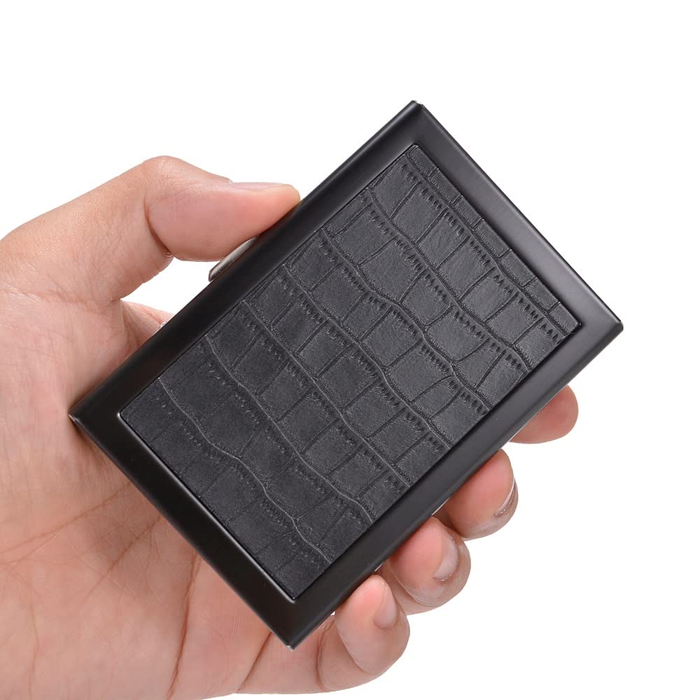EASTNIGHTS Rfid Credit Card Holder Slim Metal Card Wallet Business Card holders Small Card Case for Men Women