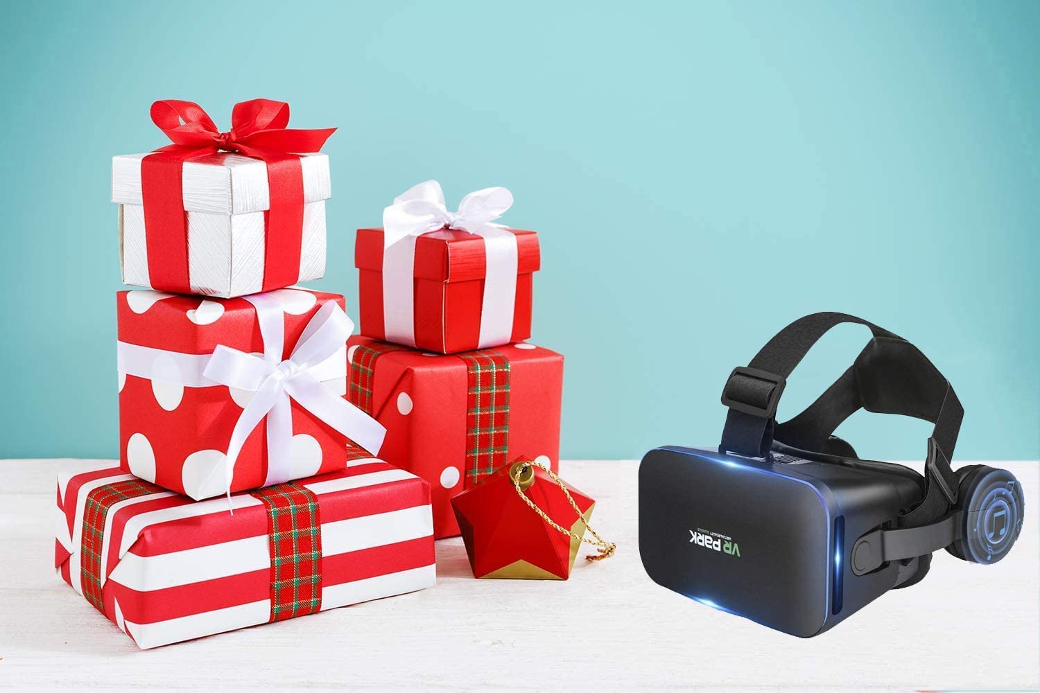 VR Headsets, Virtual Reality Headsets, Vr Headsets Compatible with iPhone & Android Phone(4.7"-6.53"),New Goggles Comfortable Adjustable with Case -Gift for Kids and Adults